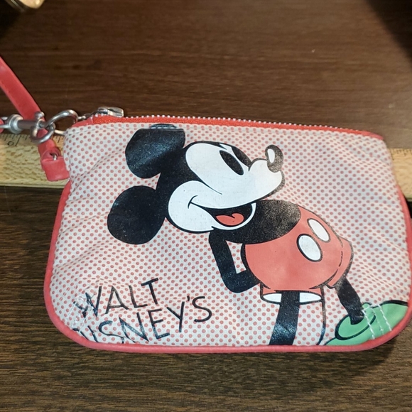 Disney | Bags | Vintage Walt Disney World Zipp Clutch | Poshmark